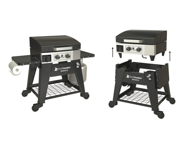 BEEFMASTER 2 BURNER PLATE BBQ C/W HOOD G2BEEFG – BBQ's and More NZ