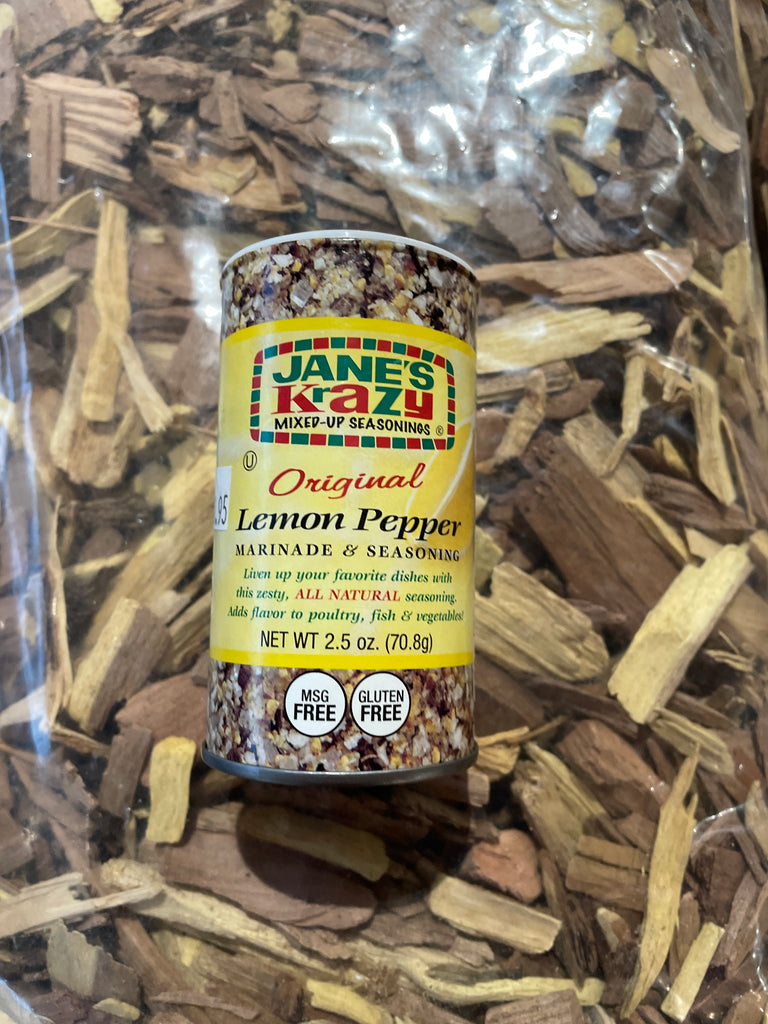 Jane's Krazy Original Lemon Pepper Seasoning – BBQ's and More NZ